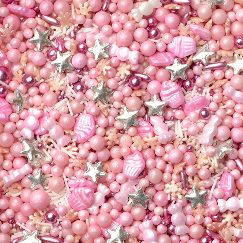 Pink Candy Party sprinklemix | Caking it Easy®